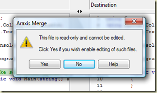 ReadCommit: Araxis Merge integration with TFS - Team System - Visual studio